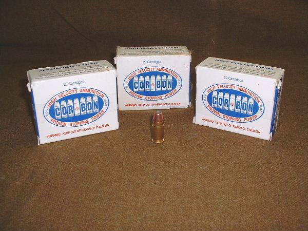 Lot Of 400 Corbon Ammo In Cor-Bon Factory Boxes For Sale at GunAuction.com - 8907021